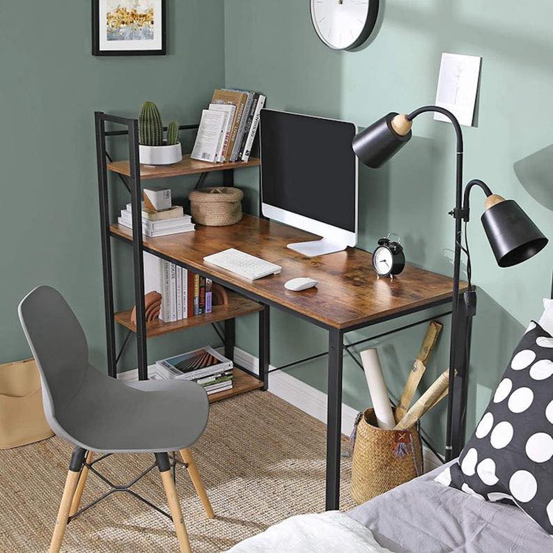 Home Office Workstation Desk Organizer Table | Metallics Home ...