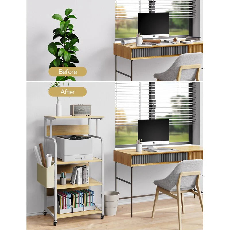 Federico Kitchen Moving Trolley Rack | Metallics Home – Metallics-Home